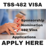 TSS Visa 482 - SPONSOR CONNECT nomination and visa applications